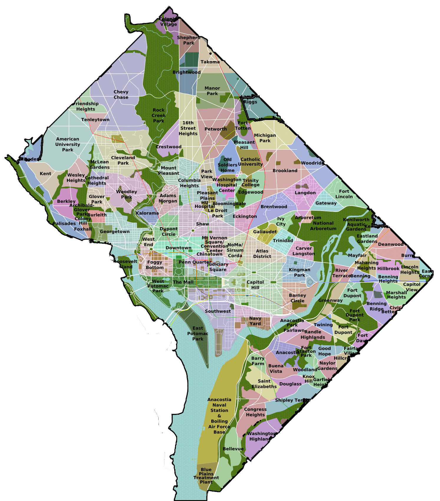 WashingtonDCMap - Boundary Companies